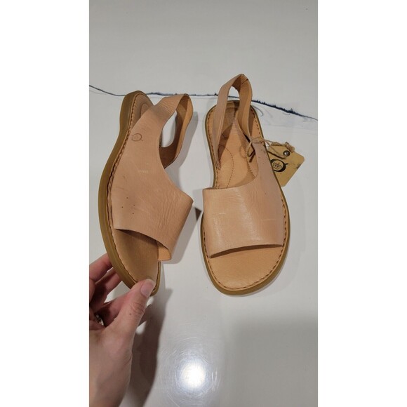 Børn | Shoes | Born Inlet Leather Slingback Sandals Size 8 Natural ...